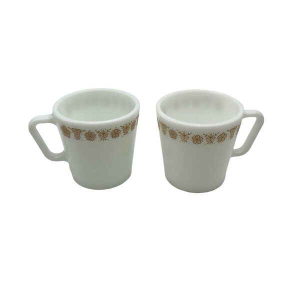 Pyrex | Dining | Vintage Pyrex Corning Butterfly Gold Milk Glass Floral ...